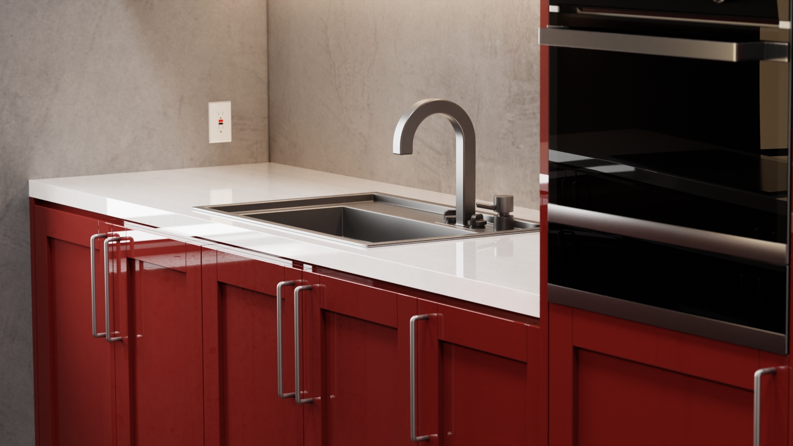 High Gloss Ruby Red – MIRLUX Premium Panel