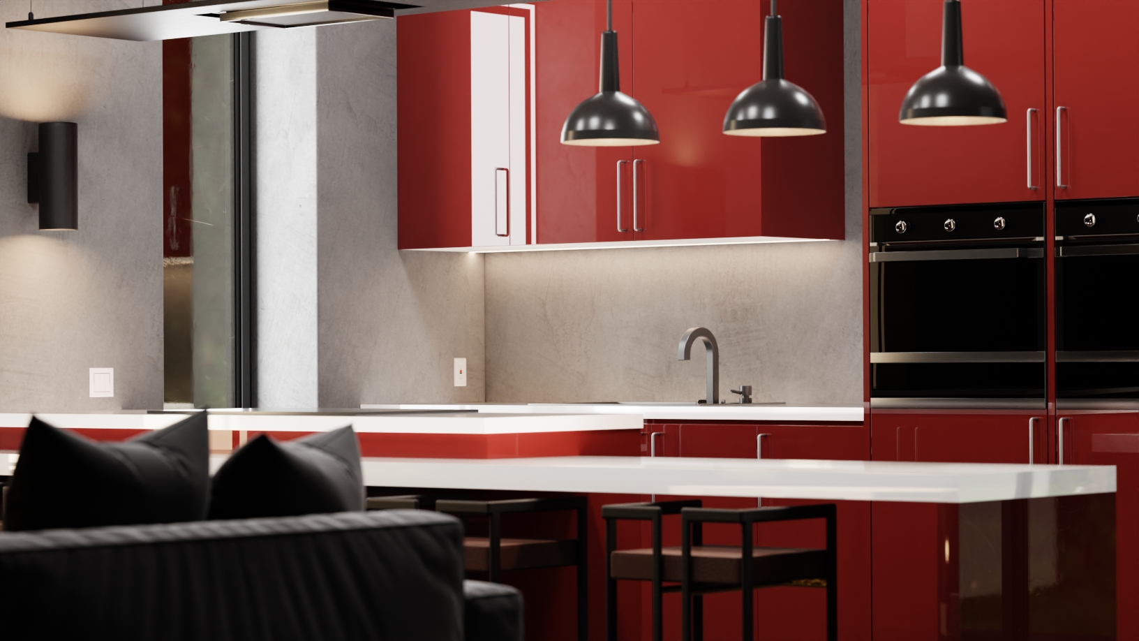 High Gloss Ruby Red – MIRLUX Premium Panel