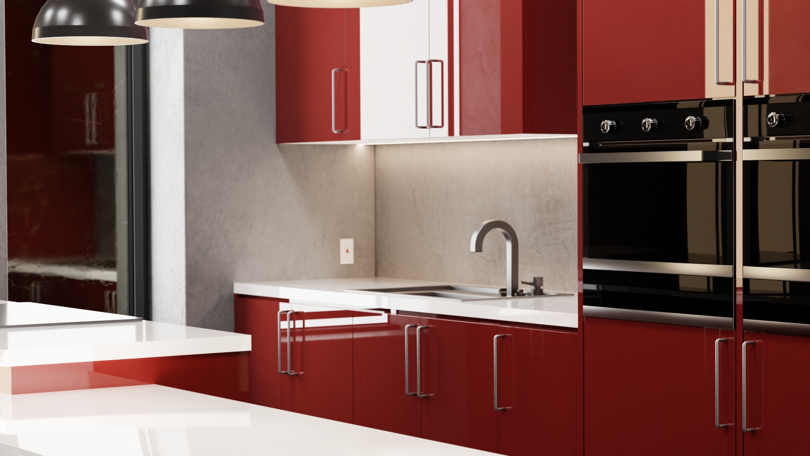 High Gloss Ruby Red – MIRLUX Premium Panel