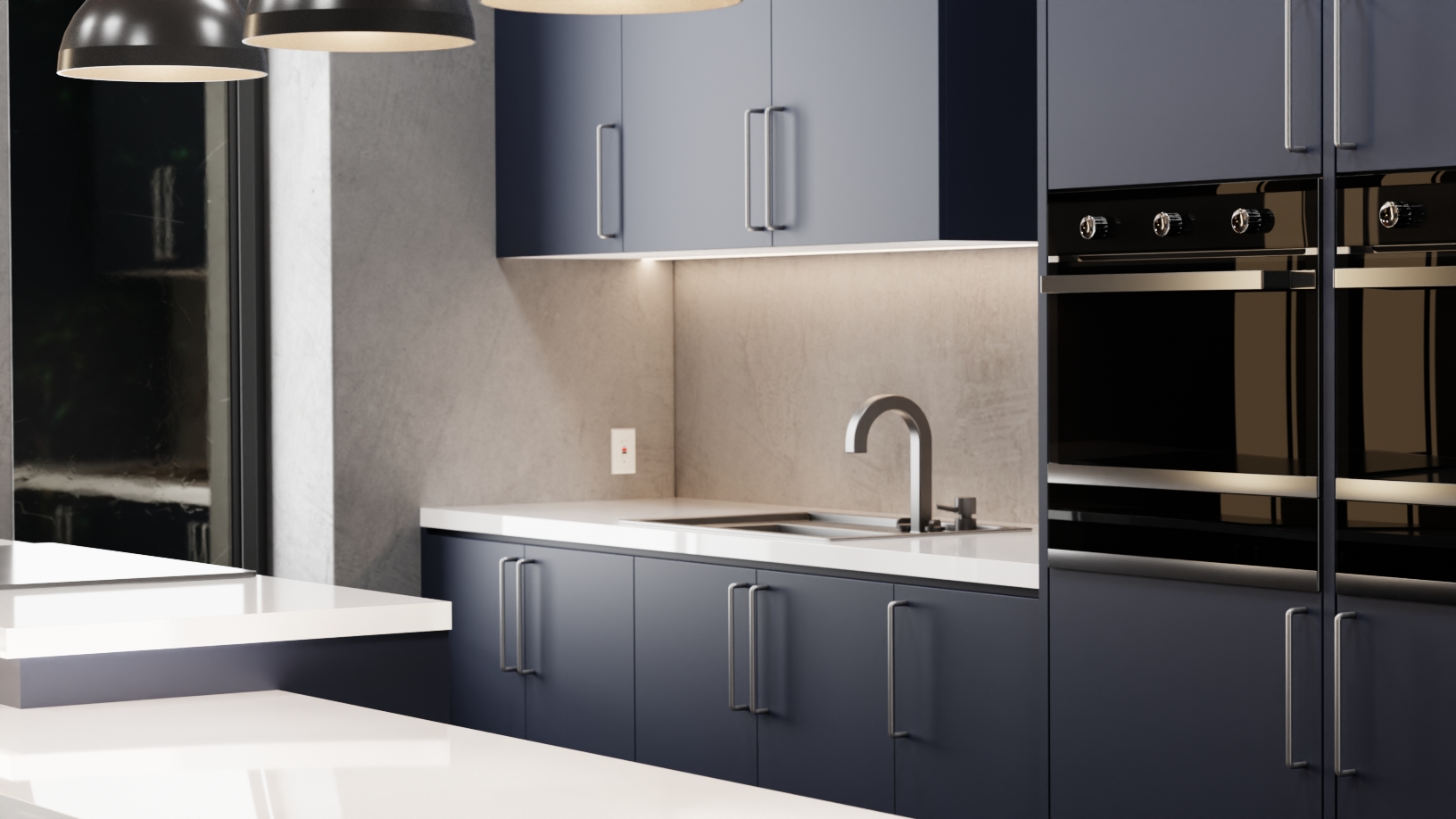 Super Matte Deep Blue – MIRLUX Premium Panel